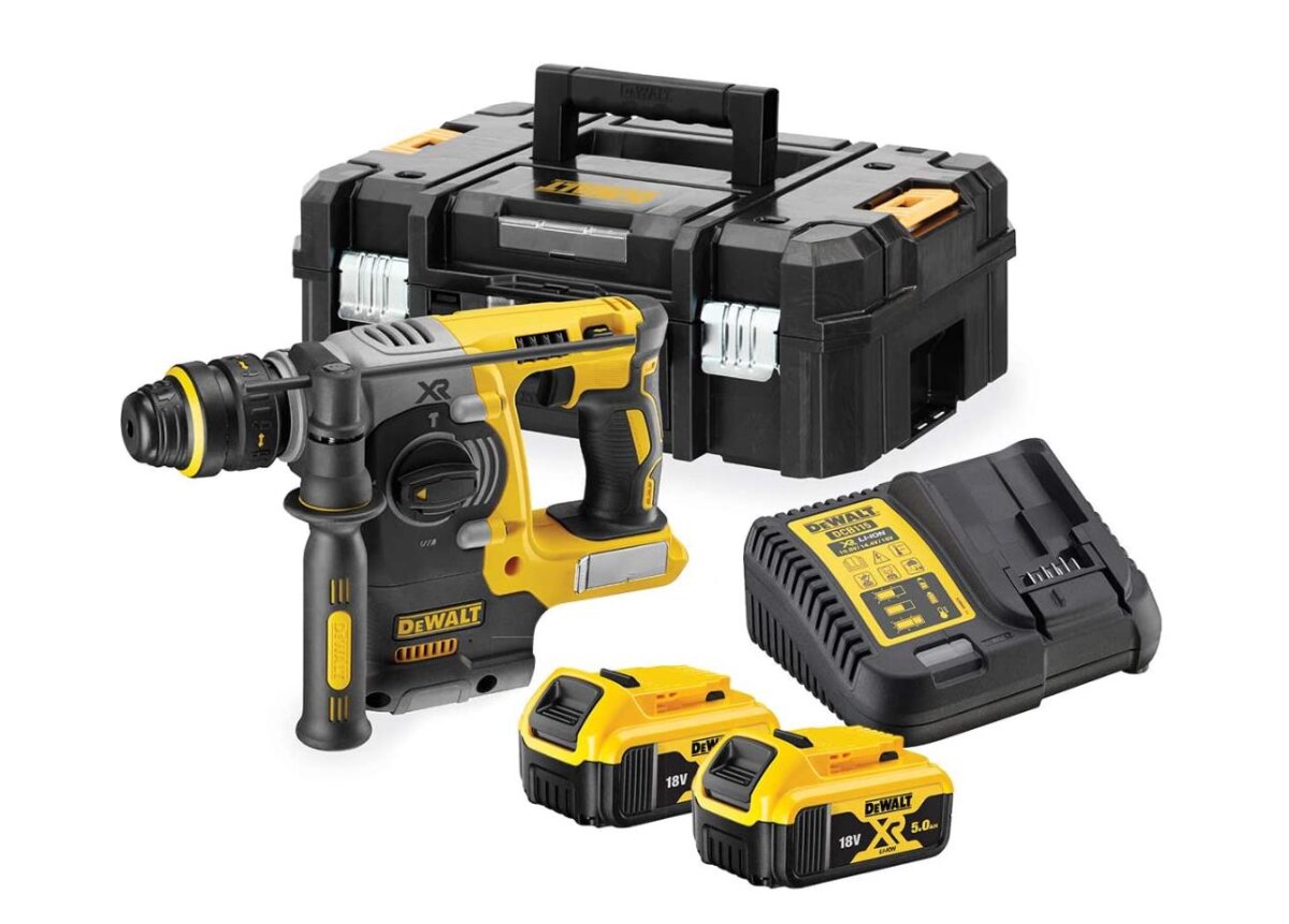 DEWALT DCH273P2T Akku-Kombihammer, 18V / 5,0Ah, 358,12