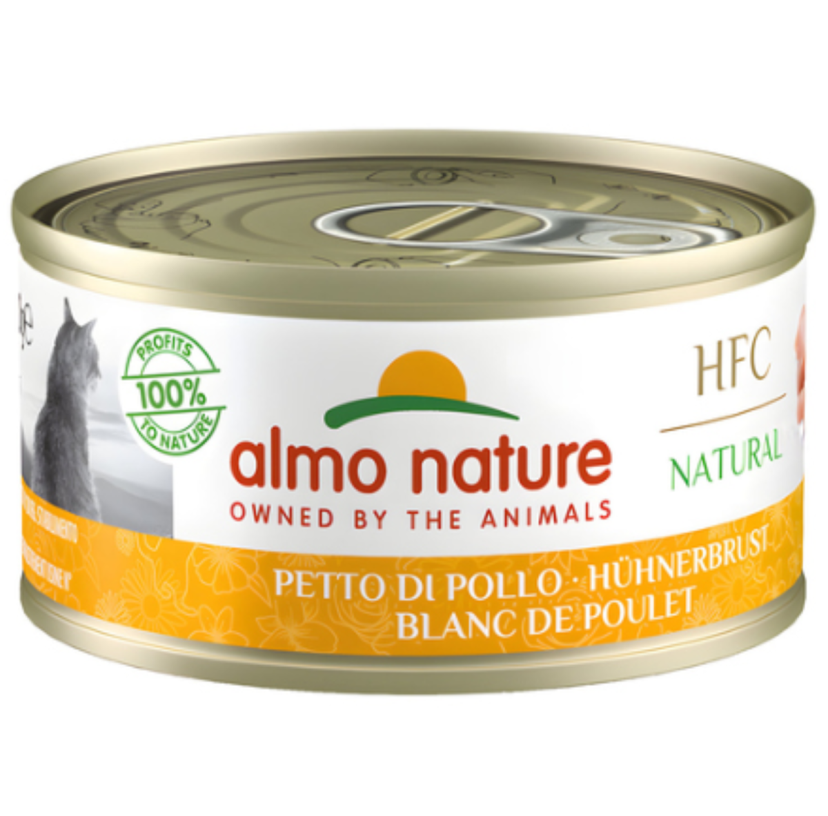 Katzen - Nassfutter ALMO NATURE HFC Natural Hühnerbrust, 70 g, 1,49
