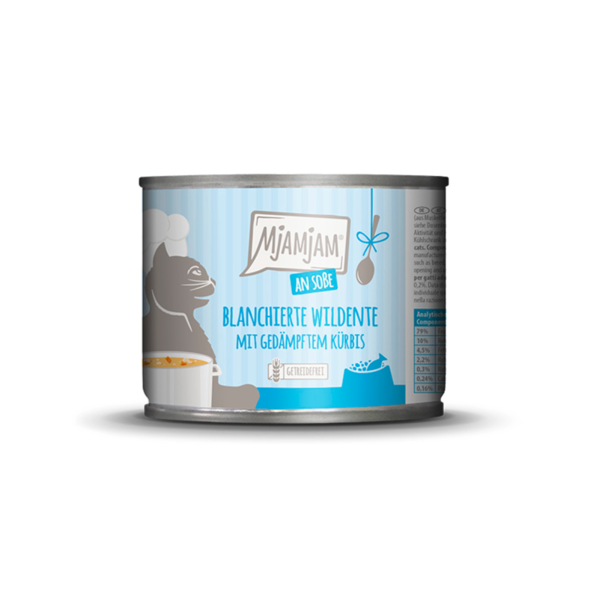 Katzen - Nassfutter MjAMjAM Adult Blanchierte Wildente mit gedämpftem ...