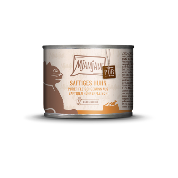 Katzen - Nassfutter MjAMjAM Adult Huhn pur, 2,19