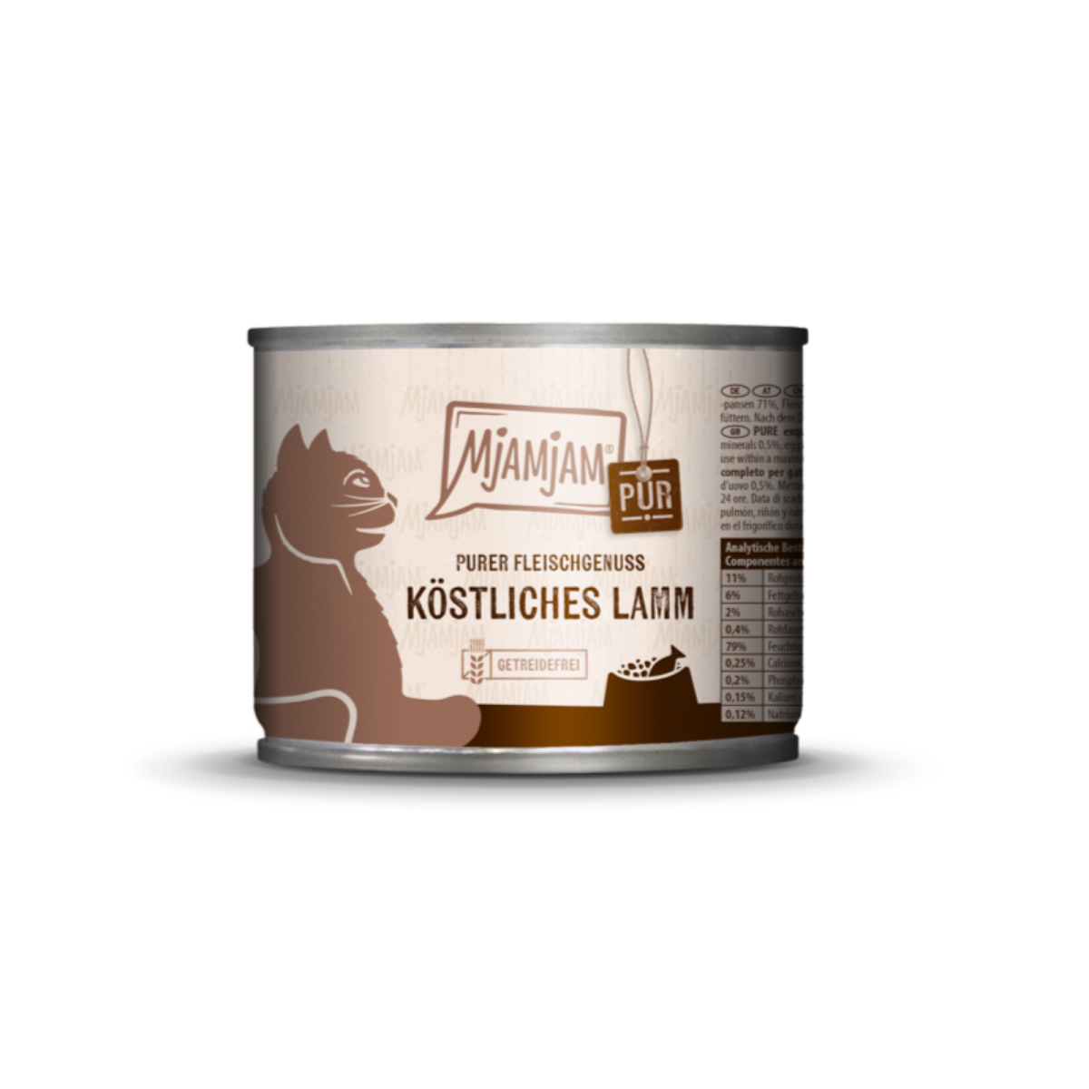 Katzen - Nassfutter MjAMjAM Adult Lamm pur, 2,19
